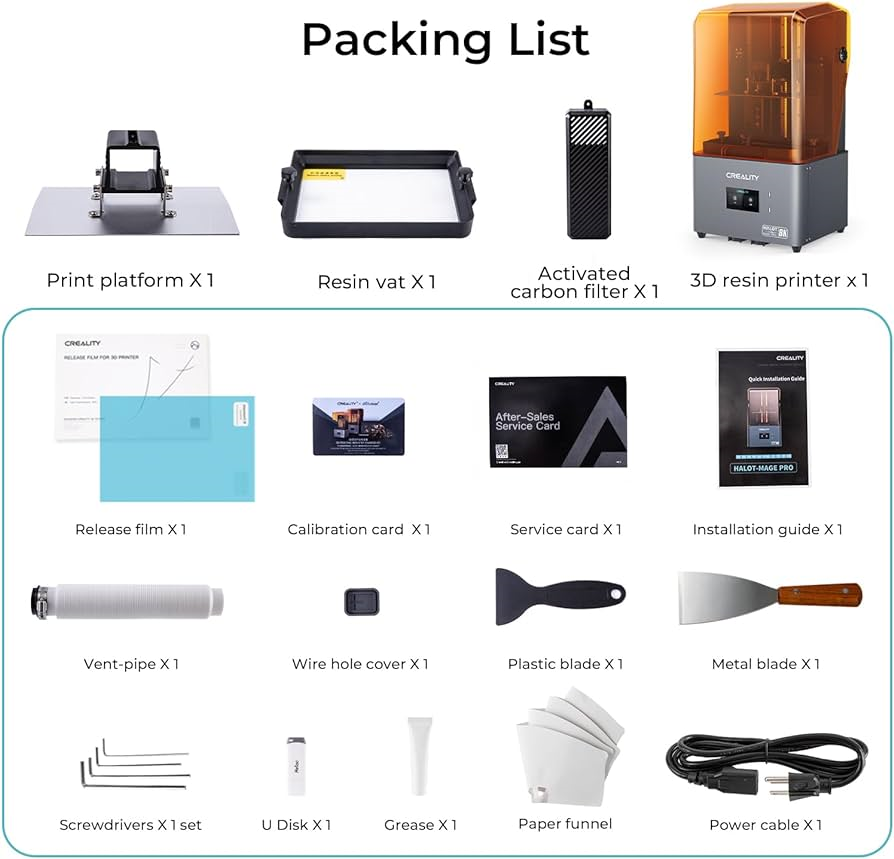 Buy HALOT-MAGE PRO – 8K Resin 3D Printer by Creality